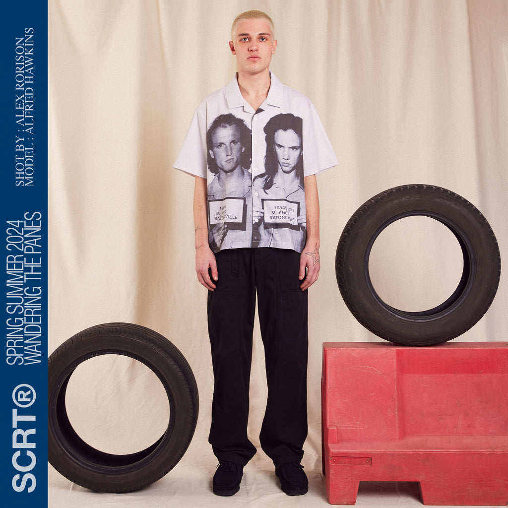 SS24 LOOKBOOK : WANDERING THE PANES – SCRT