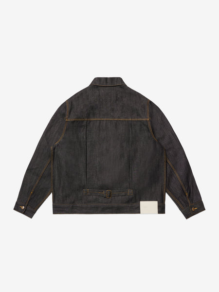 Selvedge Zipped Type-2 Denim Jacket - Darkest Indigo – SCRT