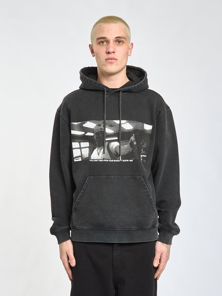 Faceless Killer Hoodie - Pigment Dyed Black – SCRT