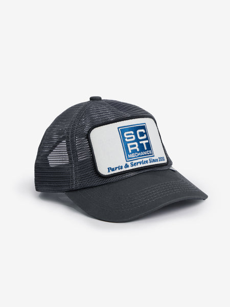 Mechanic Mesh Trucker Cap - Steel – SCRT